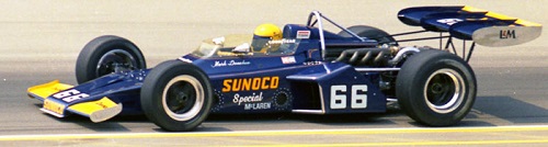 Fred Cady #168 #66 Sunoco Mark Donohue 1972 Indy Car - Fred Cady - T/A ...