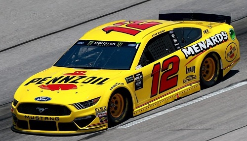 #12 Pennzoil Ryan Blaney 2019 Mustang MPR - MPR Decals - MPR Laser Decals