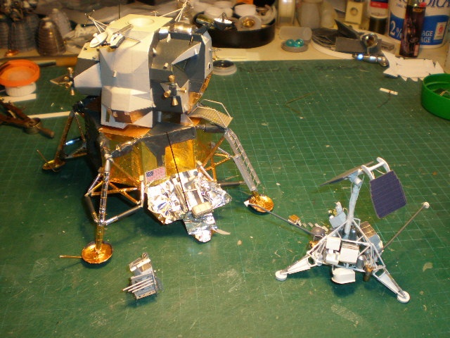 1/48 Apollo 12 LM and Surveyor - Work In Progress - SF & RealSpace ...