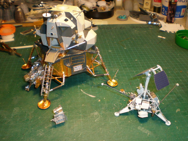1/48 Apollo 12 LM and Surveyor - Work In Progress - SF & RealSpace ...