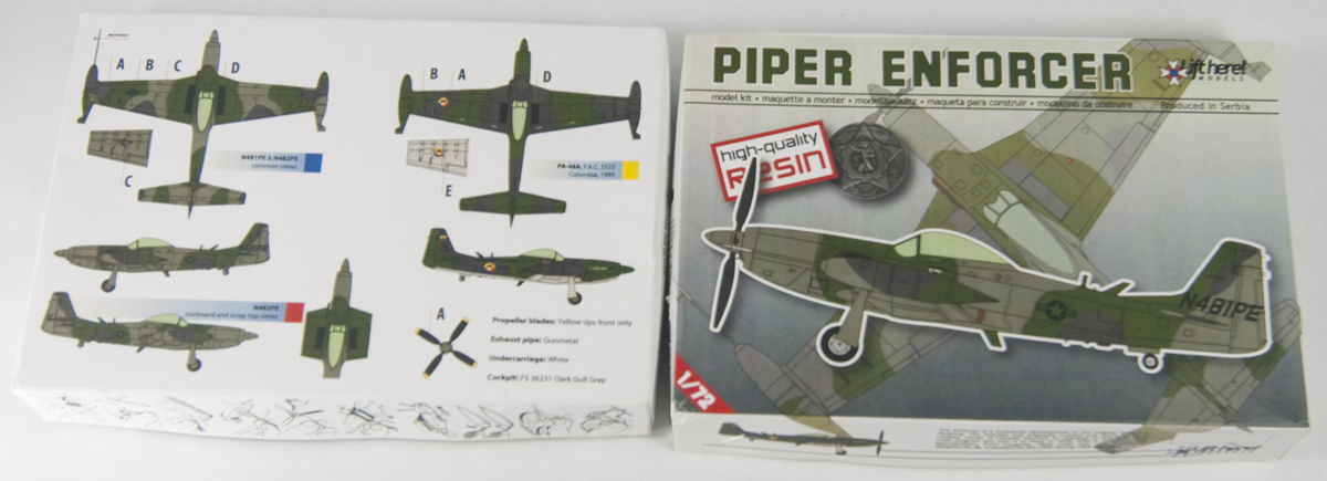 1/72 "Lift Here" Models Piper Enforcer nee Cavalier - P-51 Mustang STGB ...