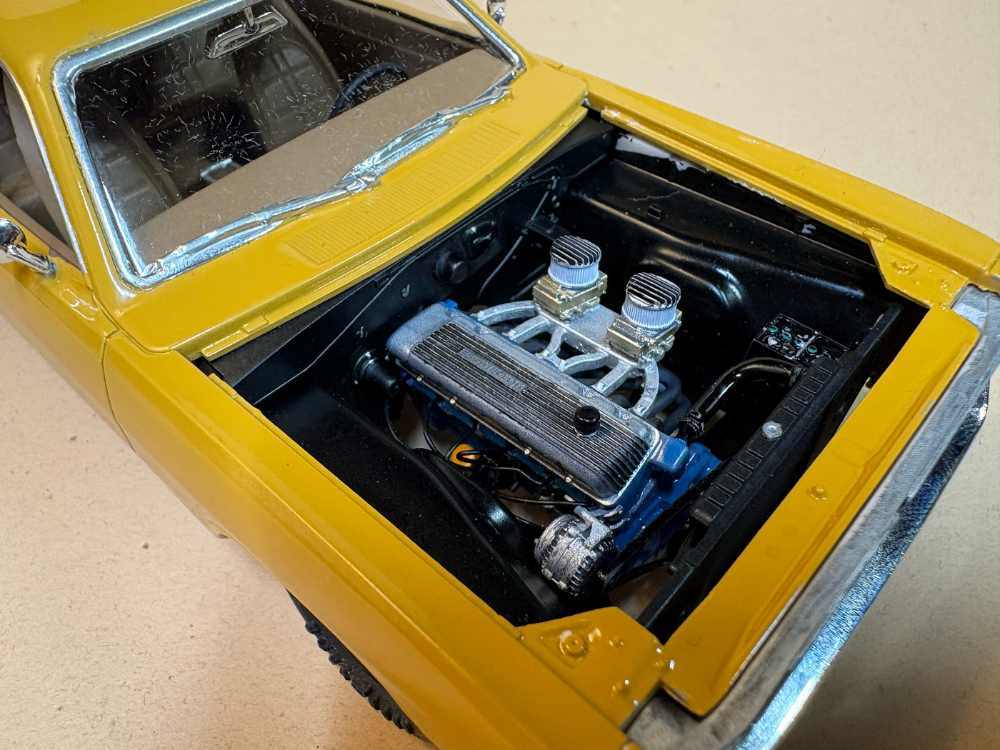 Hey guys, here is my latest build, MPC's '71 Dodge Demon, done slightly ...