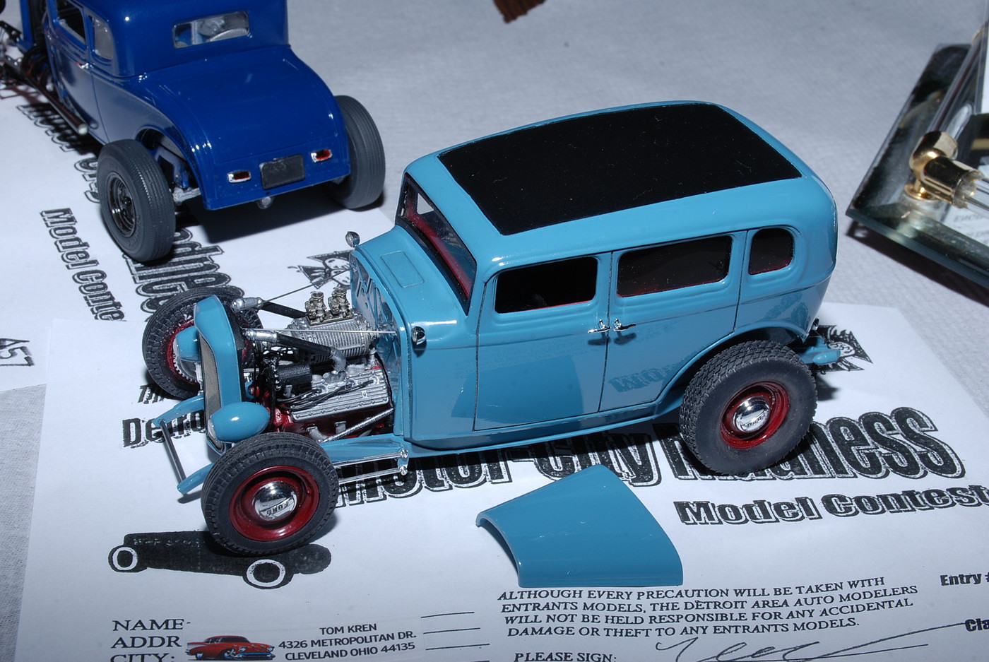 Here are some of my customers' builds of the chopped '32 Ford Fordor ...