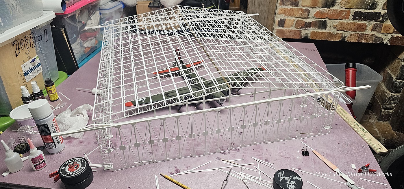 1/48 scale WWII RAF T-2 Hanger project - Work In Progress - Dioramas ...