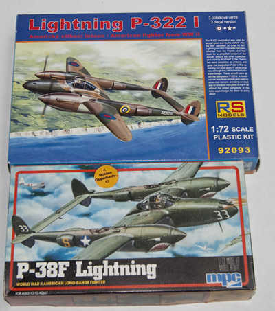 1/72 Lockheed XP-38 Lightning Prototype Kit Bash - Work in Progress ...