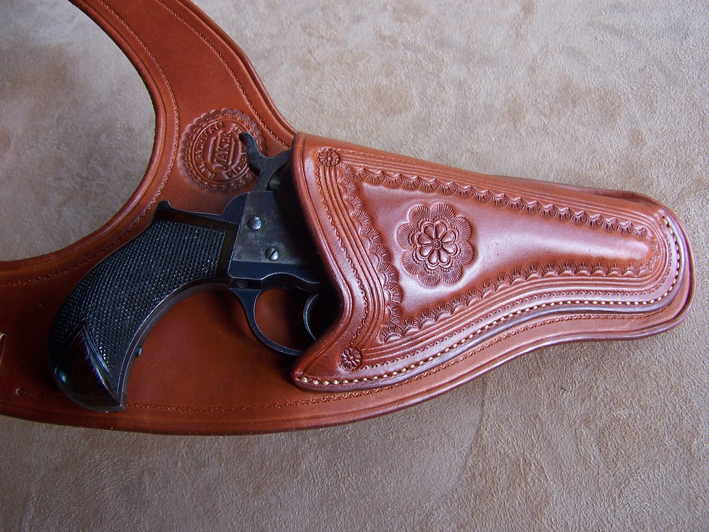 Just received a new holster for my Model 1877 Lightning revolver ...