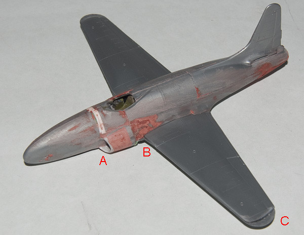 1/72 Lockheed XP-80 "Lulu Belle" Kit Bash Conversion - Work in Progress ...