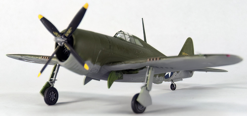 1/72 Republic XP-47F Kitbash/Conversion of Academy P-47D Razorback ...