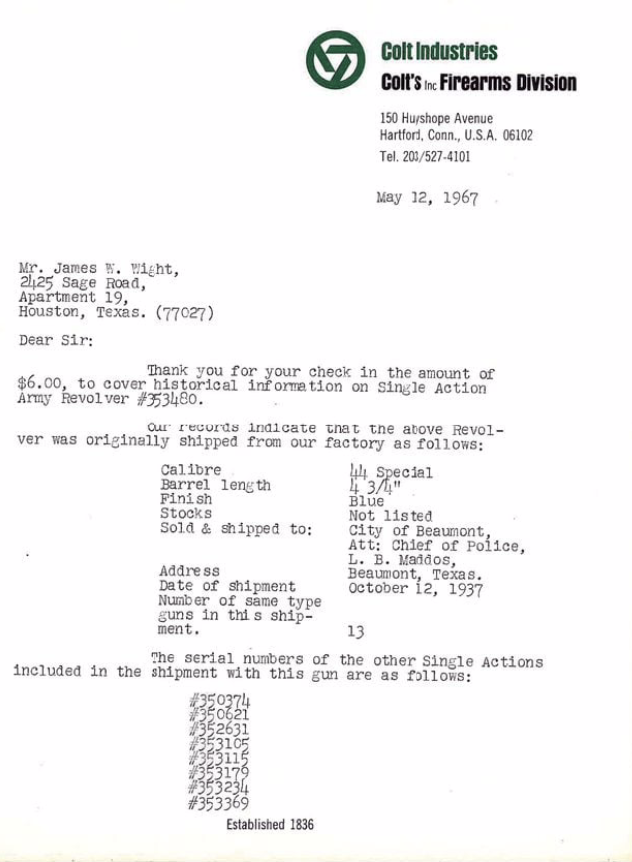 My First Generation .44 Special | Colt Forum