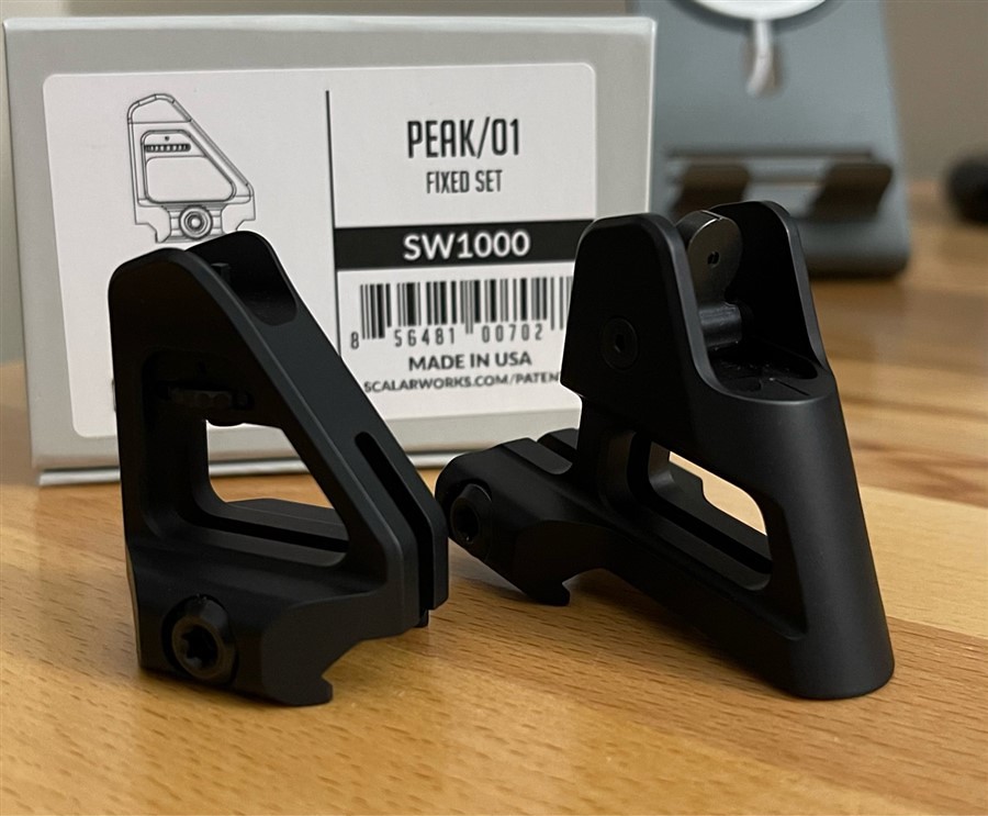 Scalarworks PEAK Iron Sight Set (Round 2) - AR15.COM