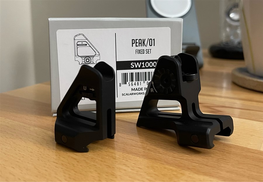 Scalarworks PEAK Iron Sight Set (Round 2) - AR15.COM