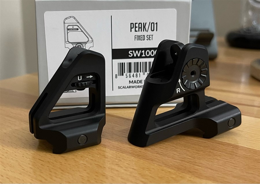 Scalarworks PEAK Iron Sight Set (Round 2) - AR15.COM