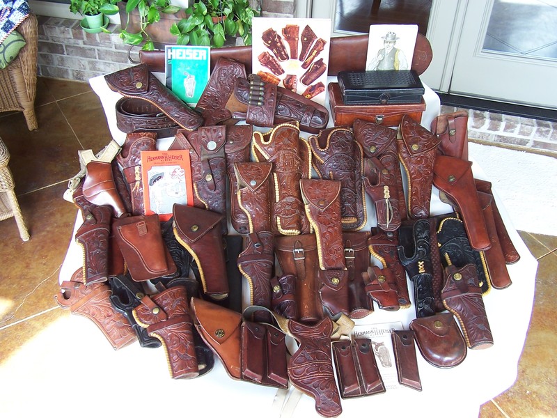 Does anyone collect Heiser leather? | Colt Forum