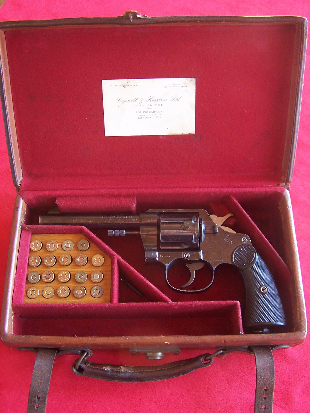 New Service Target .455 in original Colt-London Case from 1908 ? | Colt ...